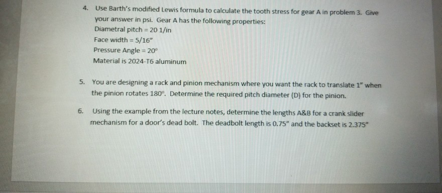 Solved 4. Use Barth's modified Lewis formula to calculate | Chegg.com