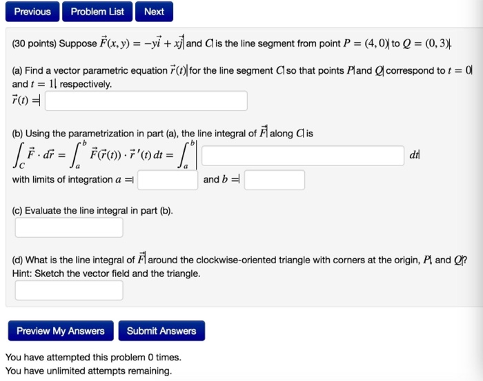 Solved Suppose F(x, y) = -yi + xj and C is the line segment | Chegg.com