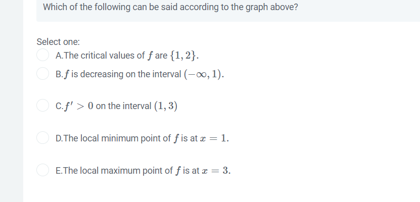Solved Which of the following can be said according to the | Chegg.com