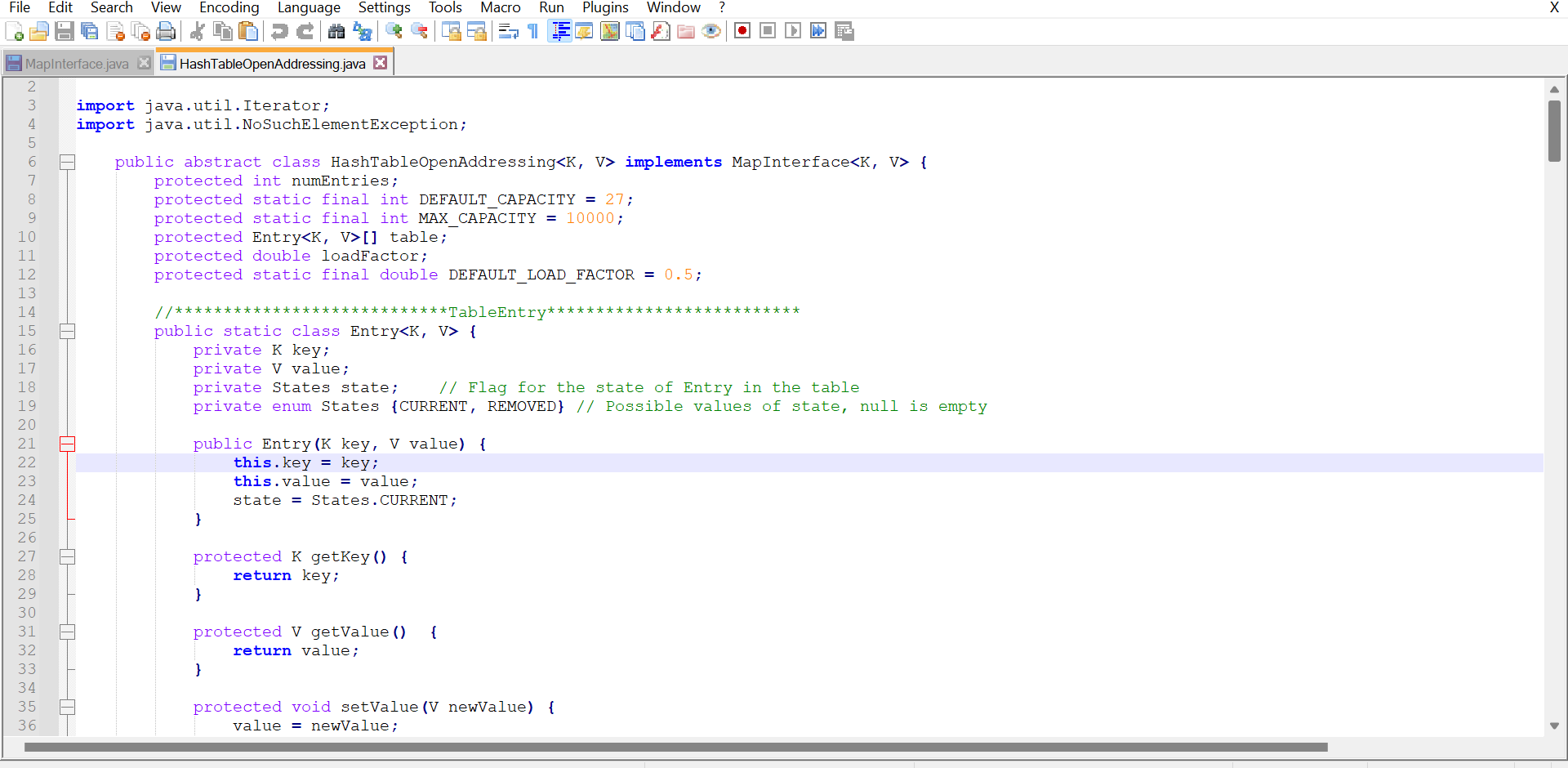 Solved Part 1 Download the MapInterface and the abstract | Chegg.com