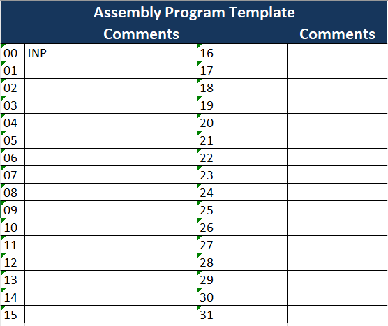 Solved Implement an Assembler program that accepts an | Chegg.com