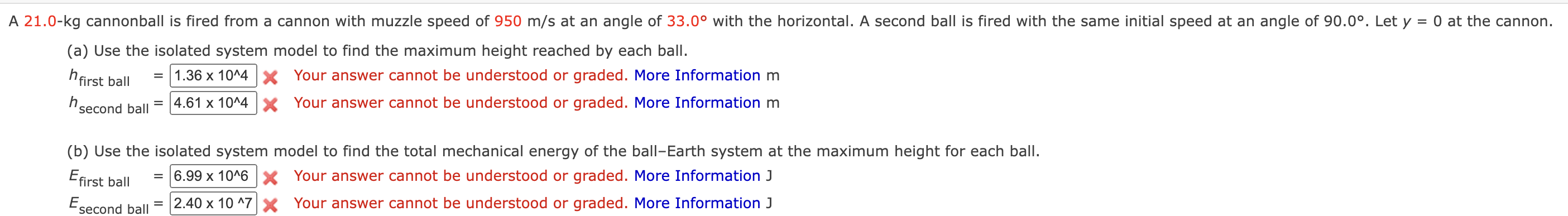 Solved (a) ﻿Use the isolated system model to find the | Chegg.com