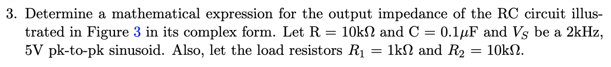Determine a mathematical expression for the output | Chegg.com