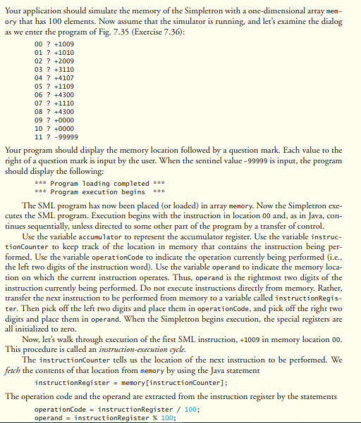 Solved 7.37 (Computer Simulator) In this problem, you're | Chegg.com
