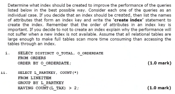 Consider a relational database that consists of the | Chegg.com