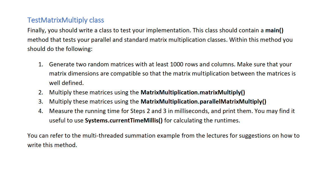 Solved Aims and objectives Generating random matrices using | Chegg.com