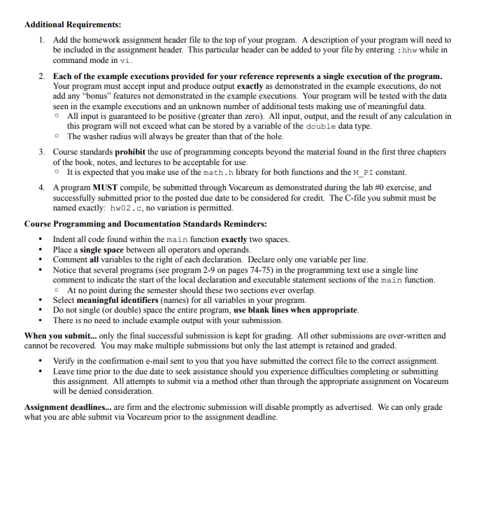 Solved CS 159 - HW #02 Due: Monday, September 19, 2022 at | Chegg.com