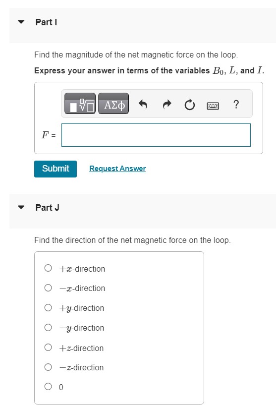 Solved The net force on a current loop in a uniform magnetic | Chegg.com