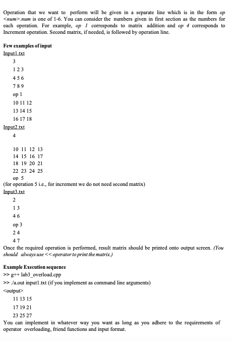 Solved I need some help reading the input from the file. I | Chegg.com