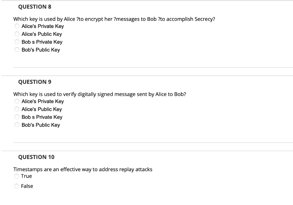 Solved Digital signatures provide following Security | Chegg.com
