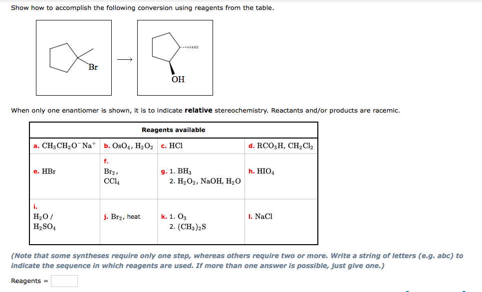 Solved Show how to accomplish the following conversion using | Chegg.com