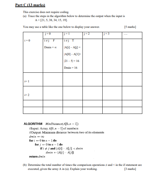 Solved Part C (13 marks) This exercise does not require | Chegg.com