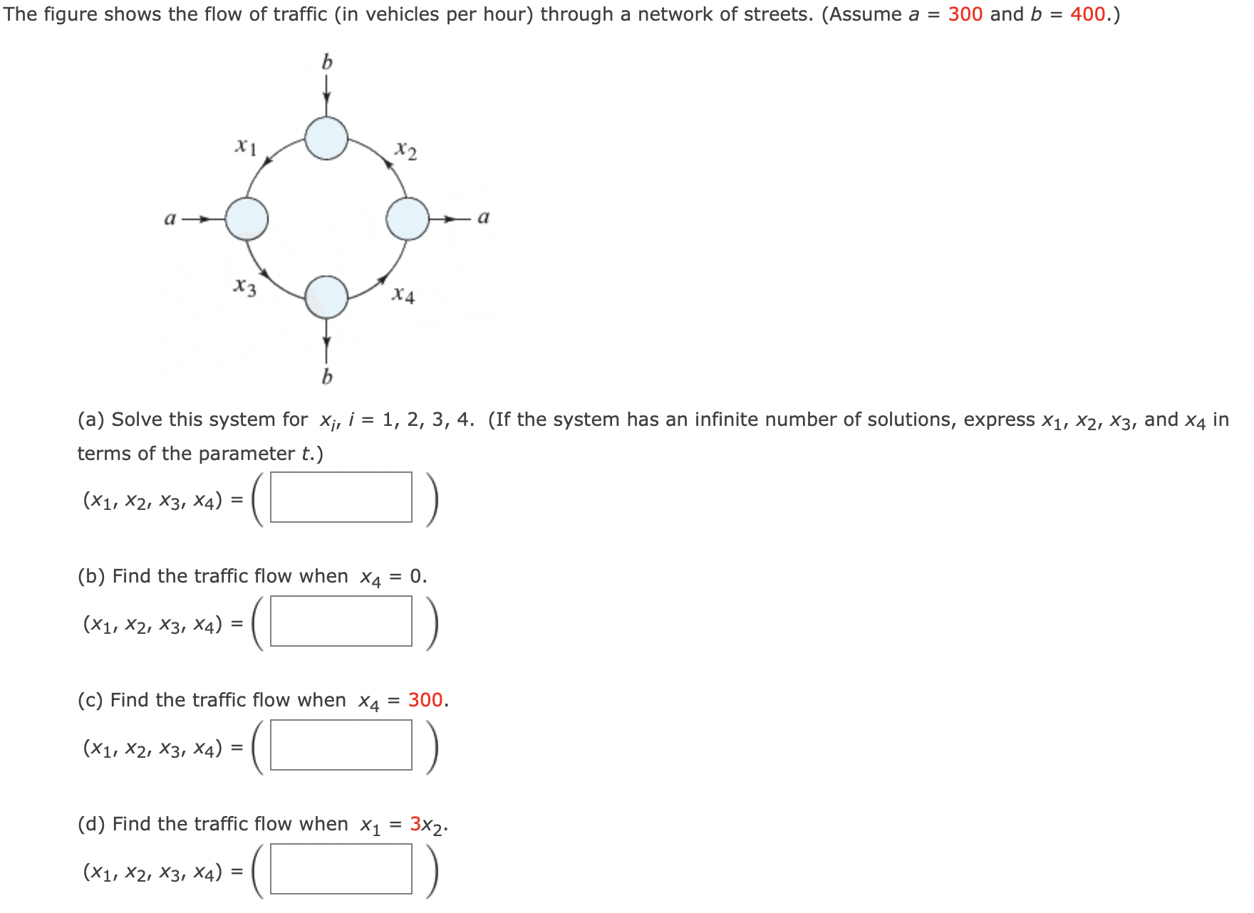 Solved figure shows the flow of traffic (in vehicles per | Chegg.com