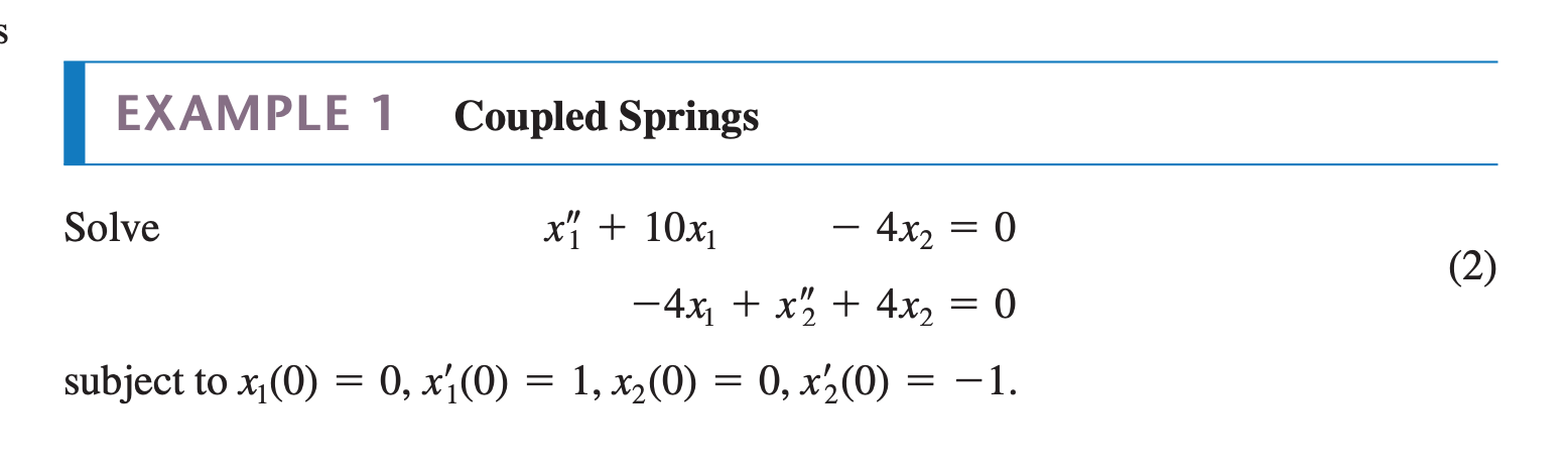 Solved Example 1 on page 296 solves a system of equations | Chegg.com