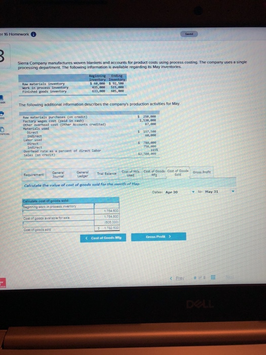 Solved A.) Record the purchase of materials (on credit) | Chegg.com