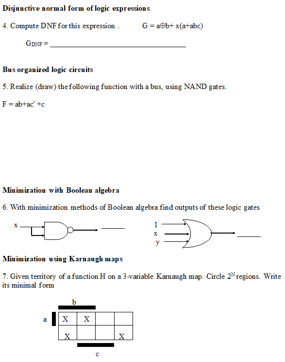 Solved Disjunctive Normal Form Of Logic Expressions 4