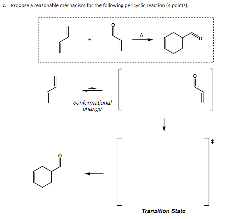 Solved c. Propose a reasonable mechanism for the following | Chegg.com
