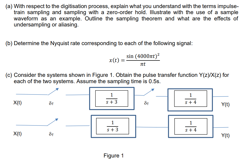 (a) With respect to the digitisation process, explain | Chegg.com
