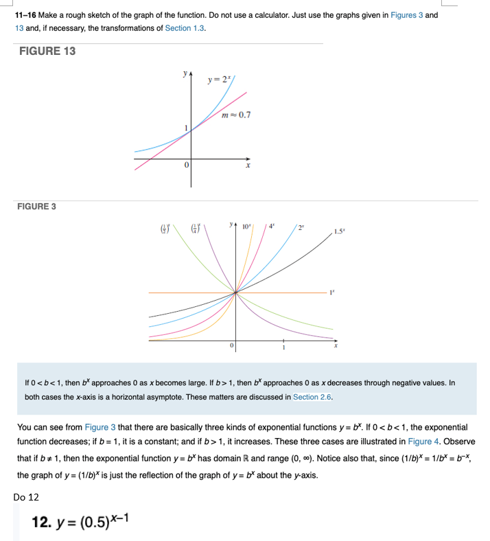 Solved 11-16 Make a rough sketch of the graph of the | Chegg.com