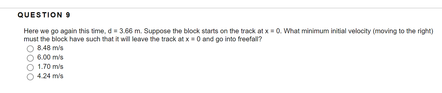 Solved Image for Questions 6−10 AA small block slides down a | Chegg.com