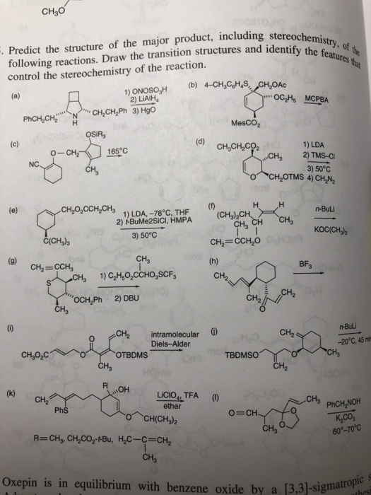 Solved CH3O . Predict the structure of the major product, | Chegg.com