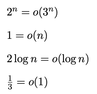 Solved 2" = 0(3) = " 1=on) 2 log n = o(log n) 1 | ثبت = = | Chegg.com