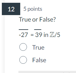 Solved True False | Chegg.com