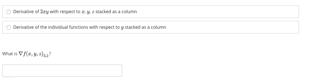 Solved Given a vector-valued function fRdIR*, the gradient | Chegg.com