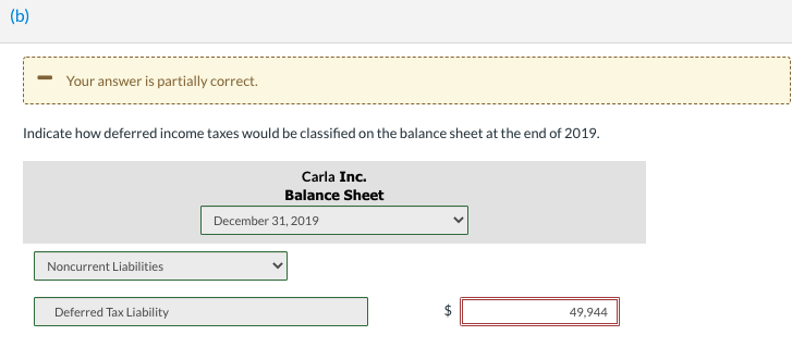 Solved Carla Inc. has two temporary differences at the end | Chegg.com