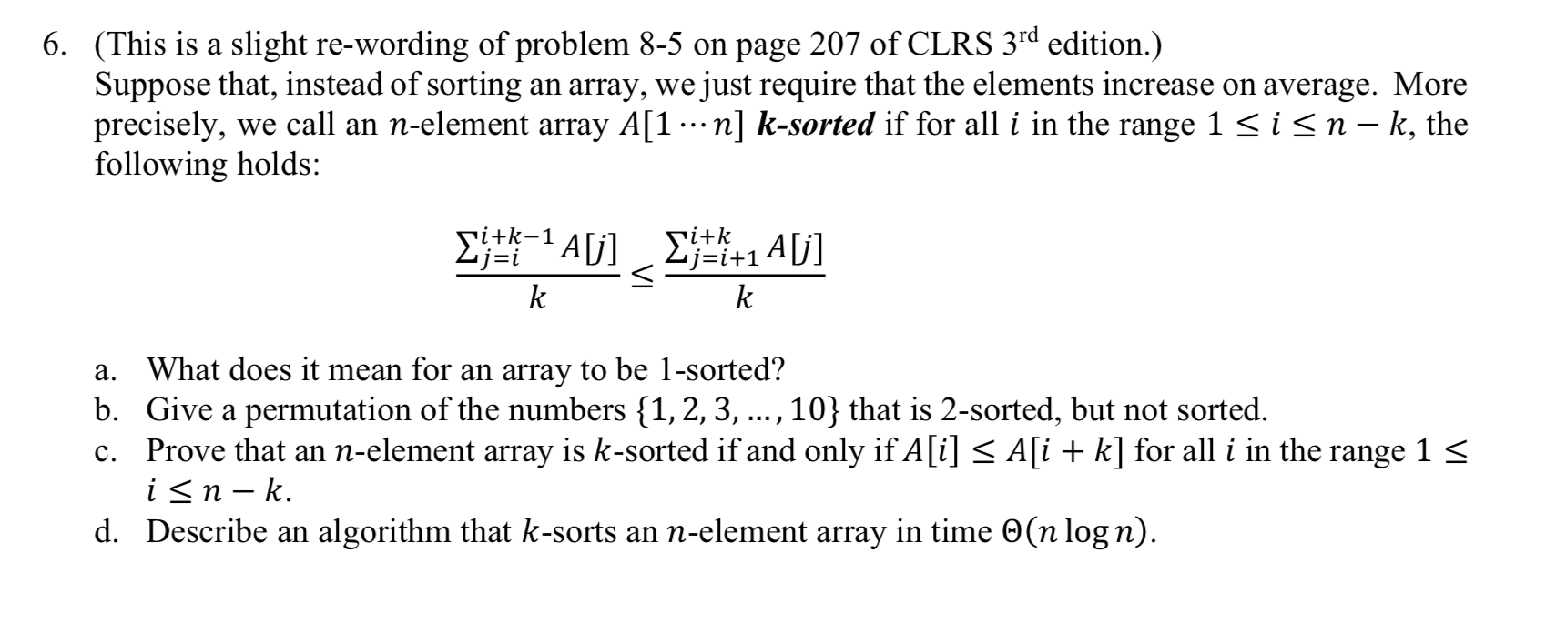 Solved 6. (This is a slight re-wording of problem 8-5 on | Chegg.com