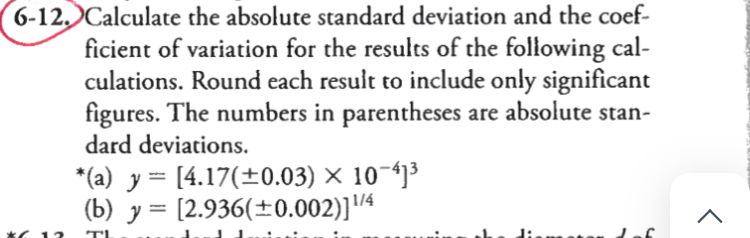 Solved -12. Calculate the absolute standard deviation and | Chegg.com