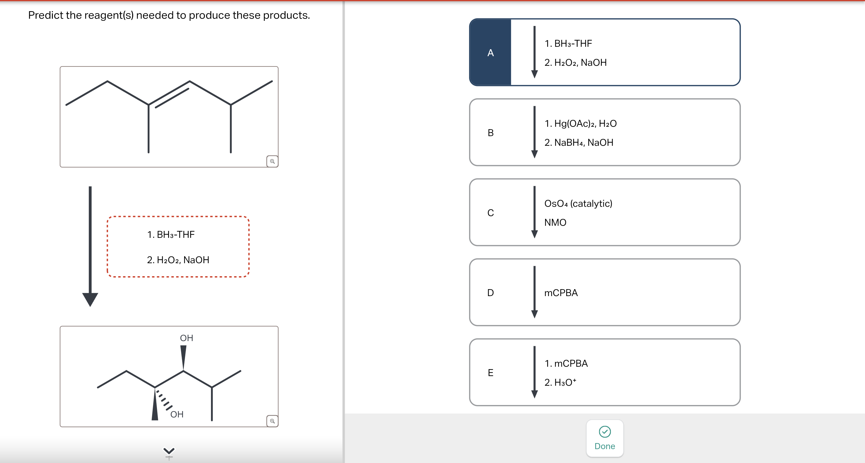 Solved Predict the reagent(s) ﻿needed to ﻿produce these | Chegg.com