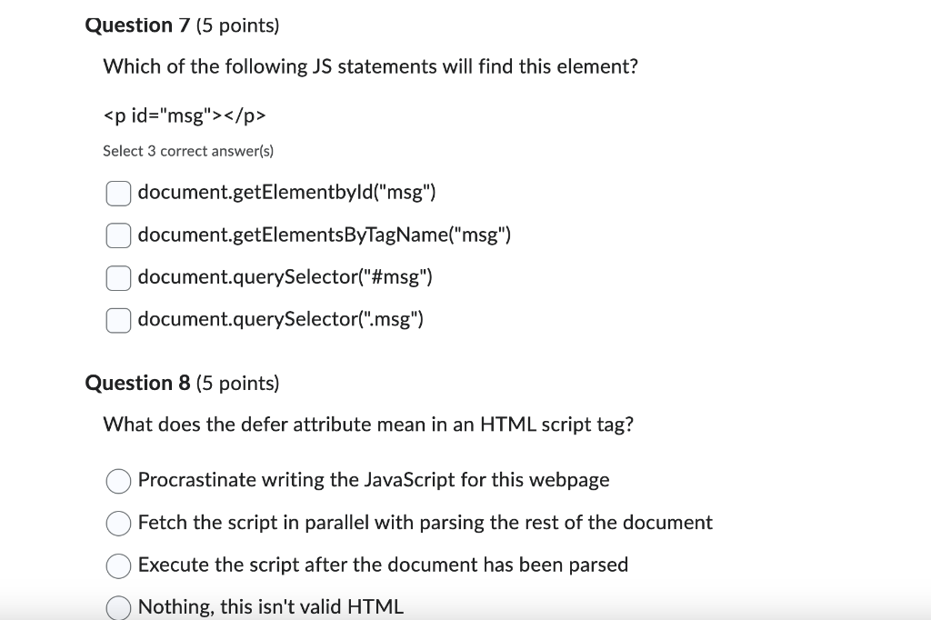 Solved Question 6 (5 points) What will the following code | Chegg.com