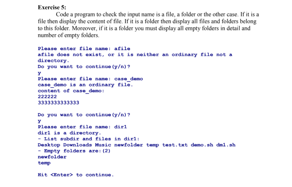 Solved Exercise 5: Code a program to check the input name is | Chegg.com