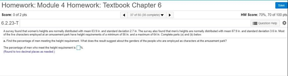 Solved Homework Module 4 Homework Textbook Chapter 6 Save