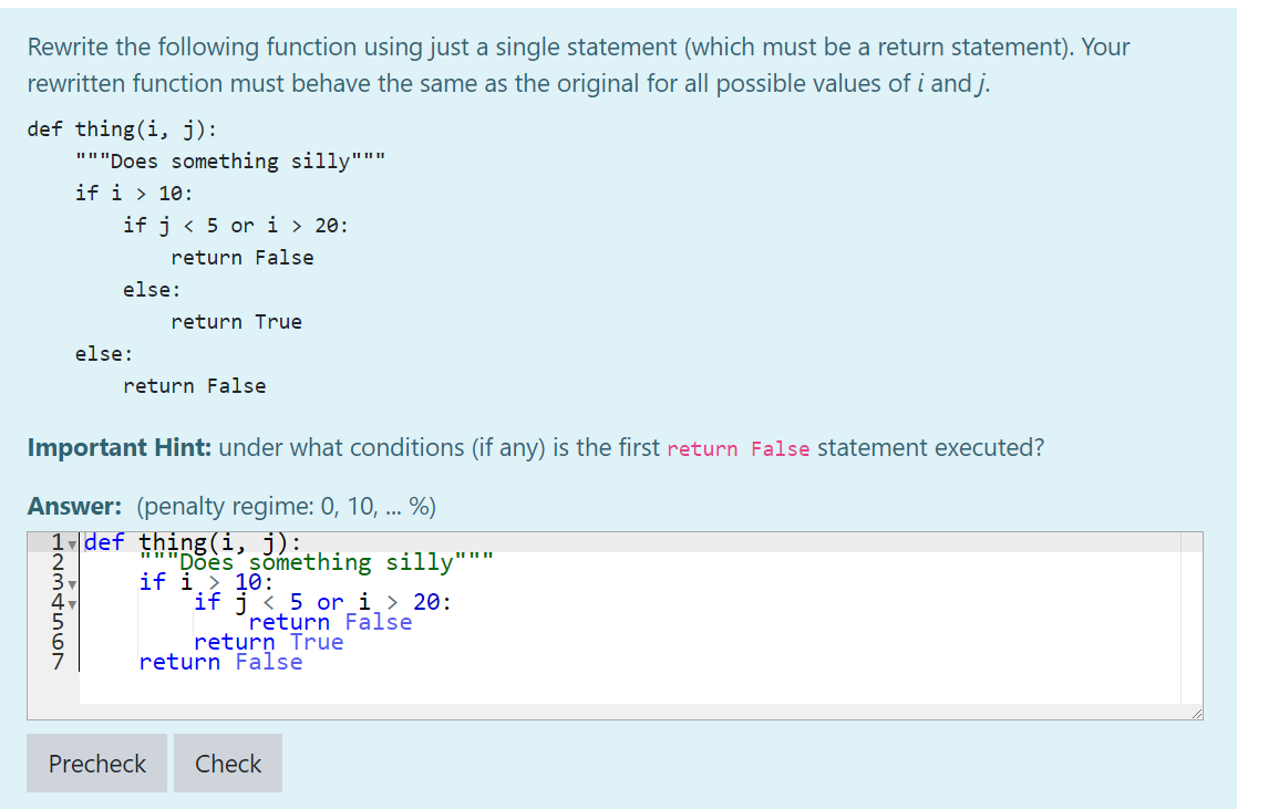 Solved Rewrite the following function using just a single | Chegg.com