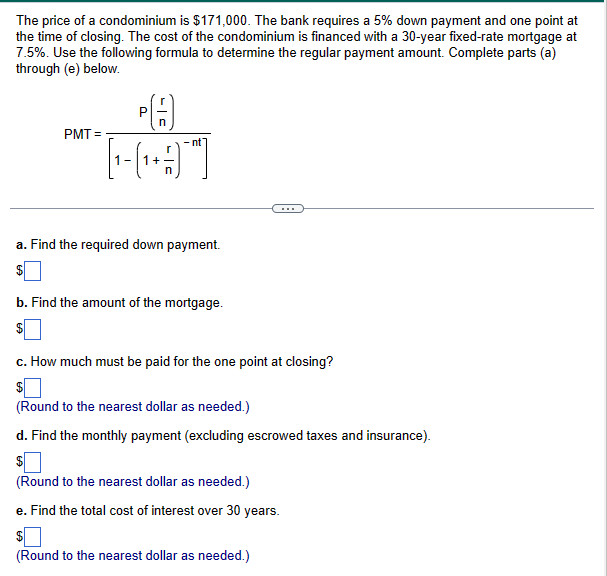 Solved The principal represents an amount of money deposited | Chegg.com