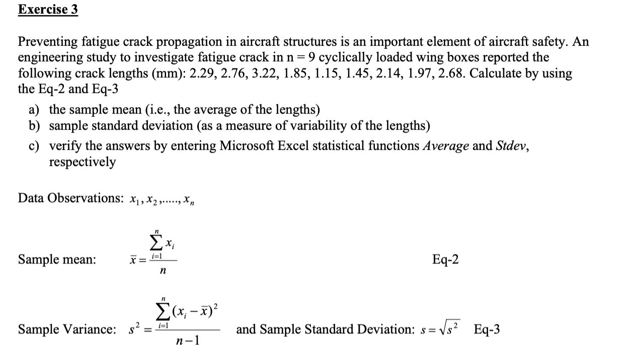 Solved Exercise 3 Preventing fatigue crack propagation in | Chegg.com
