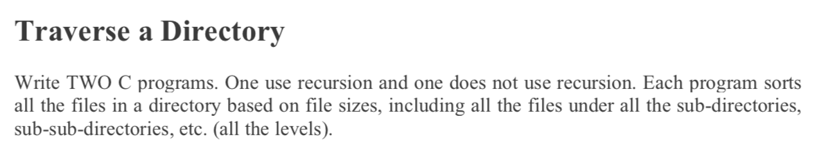 Solved Need to write a sorting program in C which sorts all | Chegg.com