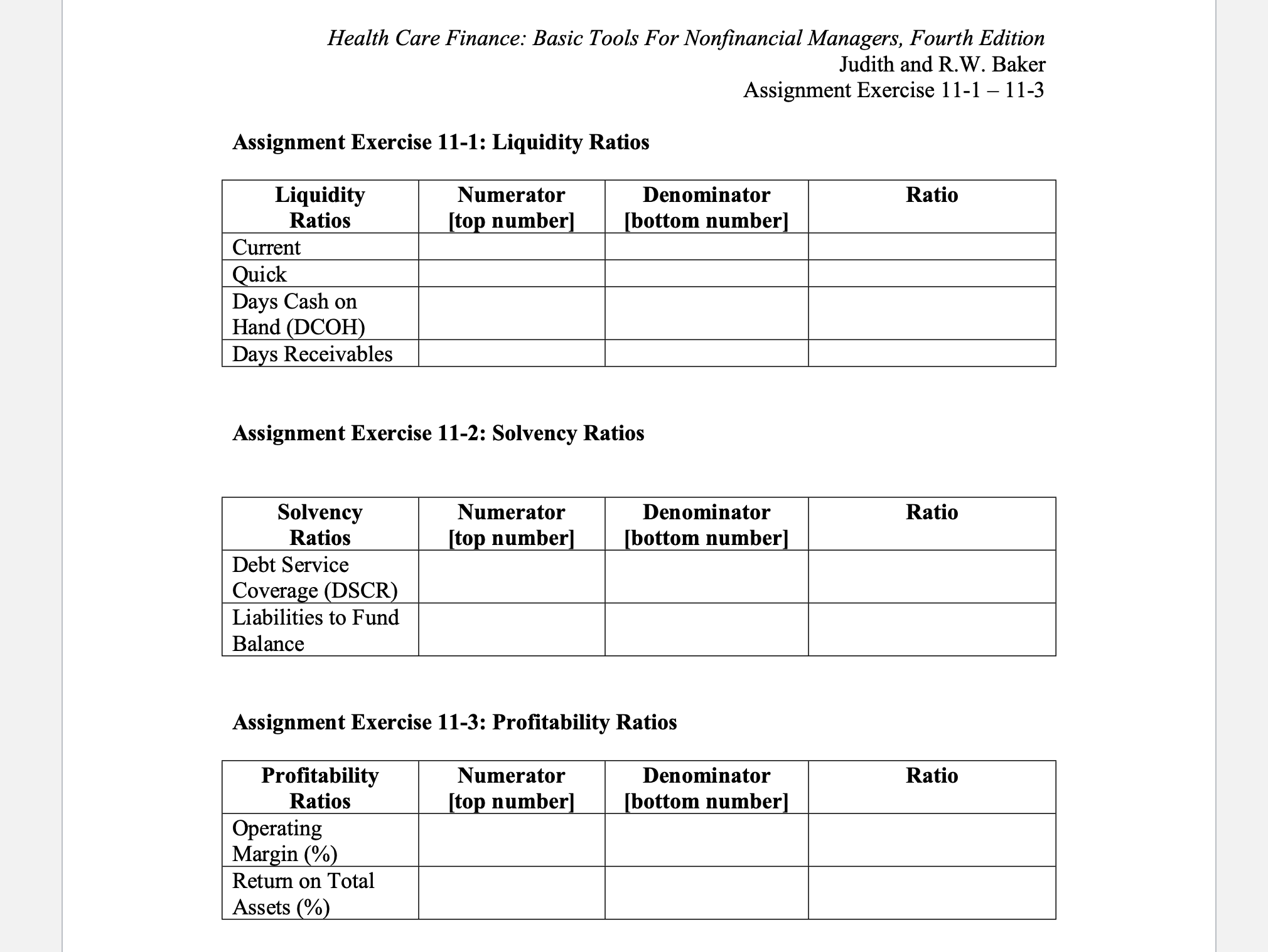 Solved In the first table on the worksheet, compute the four | Chegg.com