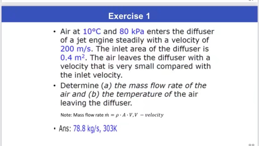 Solved - Air at 10∘C and 80kPa enters the diffuser of a jet | Chegg.com