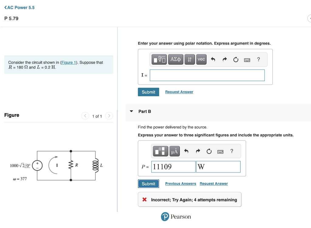 Solved Enter your answer using polar notation. Express | Chegg.com