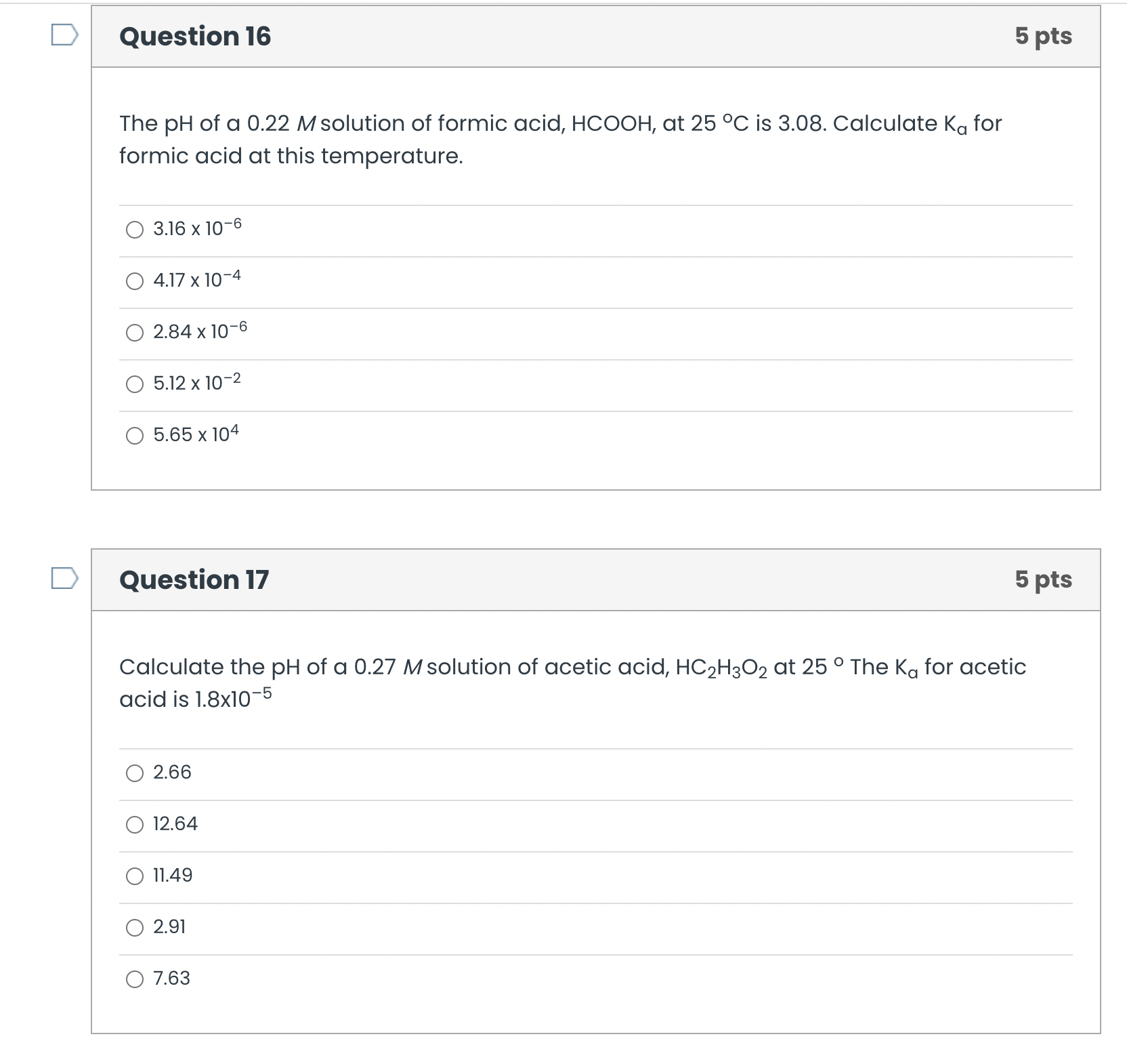 Solved Which of the following salts are expected to produce | Chegg.com