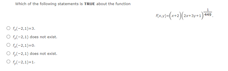 Solved Which of the following statements is TRUE about the | Chegg.com