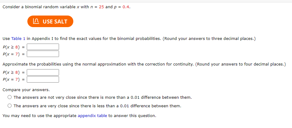 Solved Consider a binomial random variable x with n=25 and | Chegg.com