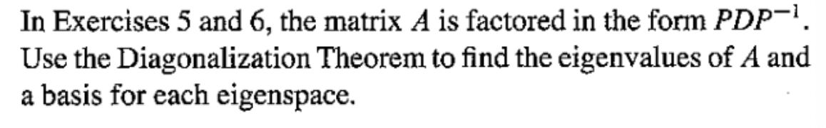 Solved In Exercises 5 and 6, the matrix A is factored in the | Chegg.com