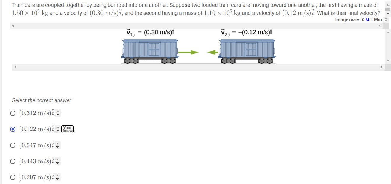 Solved Train cars are coupled together by being bumped into | Chegg.com