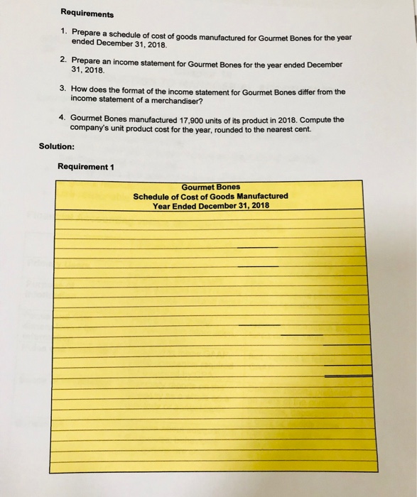 Solved P18-28A Preparing a schedule of cost of goods | Chegg.com