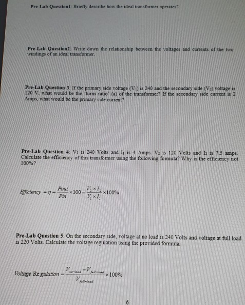 Solved Pre-Lab Question: Briefly describe how the ideal | Chegg.com Solved Pre-Lab Question: Briefly describe how the ideal | Chegg.com