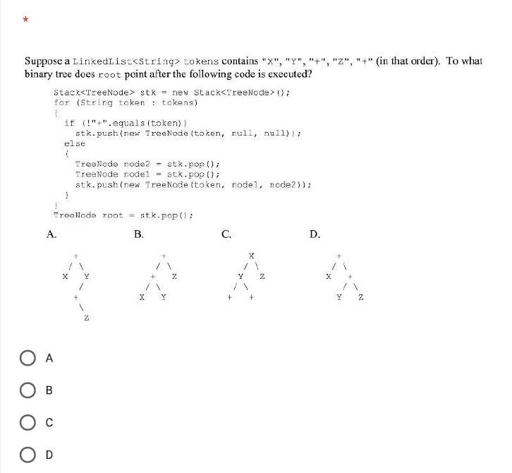 Solved Suppose a Linkedtistsstring> tokens contains "X", | Chegg.com